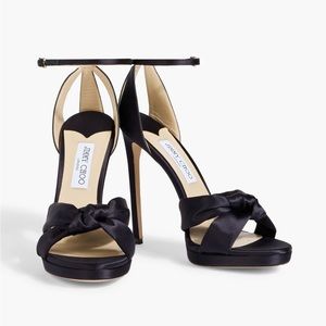 Jimmy Choo | Shoes | Jimmy Choo 2 Satin Platform Heels | Poshmark